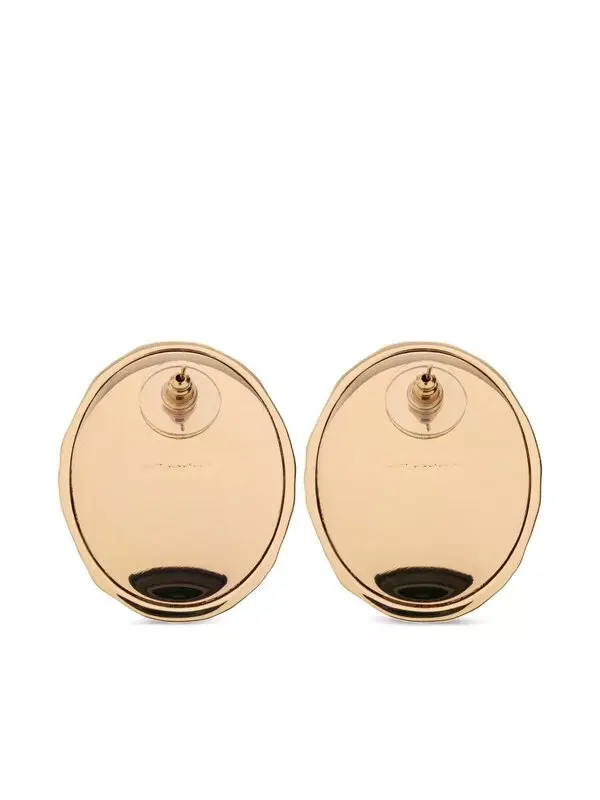 SELF-PORTRAIT Tortoiseshell Round Earrings