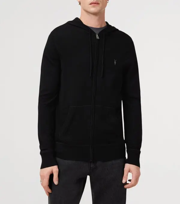 ALLSAINTS Merino Wool Mode Hoodie