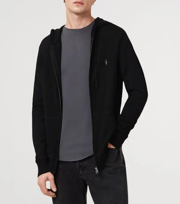 ALLSAINTS Merino Wool Mode Hoodie