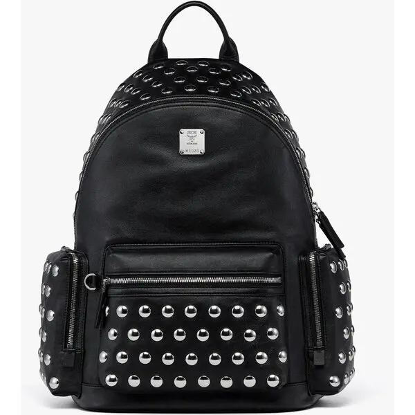 Mcm Medium Stark Backpack - Black