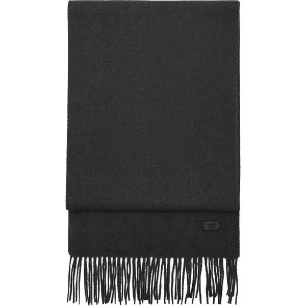 Mango Fringe Scarf - Grey