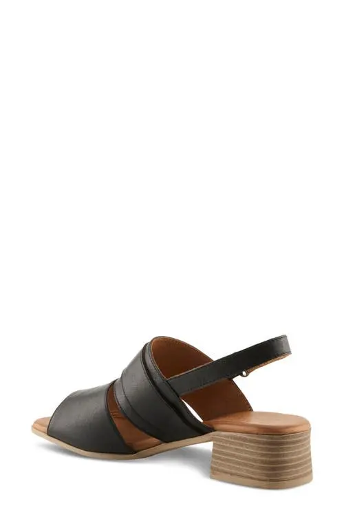 SPRING STEP SHOES Acoliana Slingback Sandal - Black