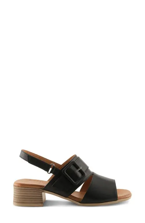 SPRING STEP SHOES Acoliana Slingback Sandal - Black