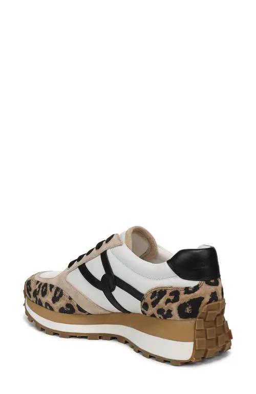 Veronica Beard Valentina Leopard Contrast Sneakers