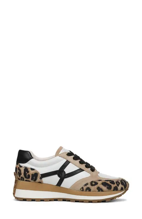 Veronica Beard Valentina Leopard Contrast Sneakers