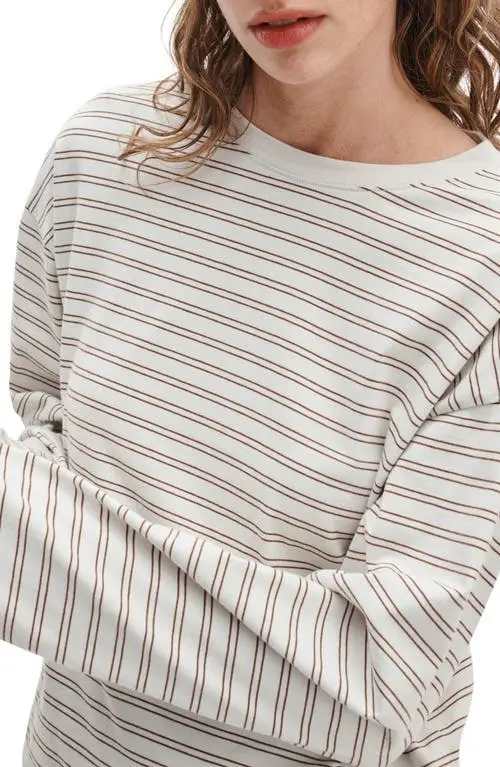 Rag & Bone Kelly Stripe Boxy T-shirt - Ivory