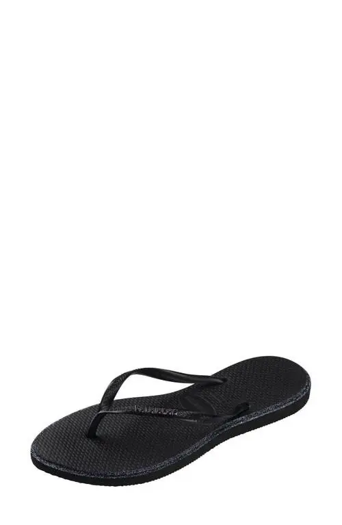 Havaianas Slim Point Glitter Flip Flop