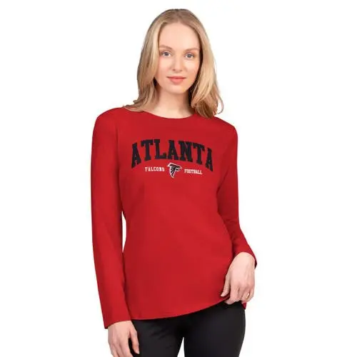 G-III 4HER BY CARL BANKS Atlanta Falcons Best Play Long Sleeve T-shirt - Red