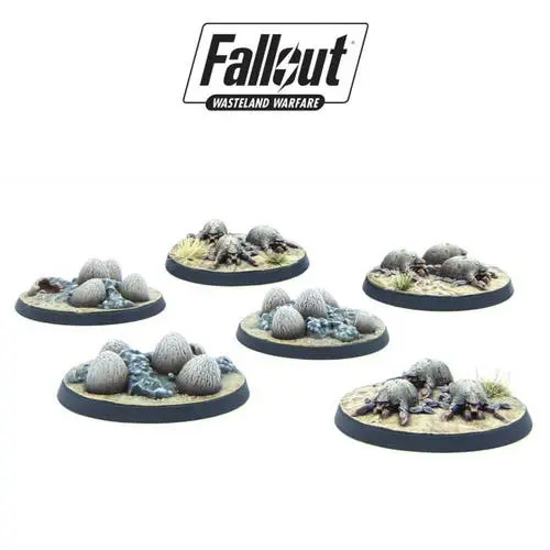 MODIPHIUS Fallout Wasteland Warfare Mirelurk Hatchlings + Eggs - Multicolored