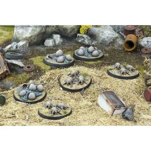 MODIPHIUS Fallout Wasteland Warfare Mirelurk Hatchlings + Eggs