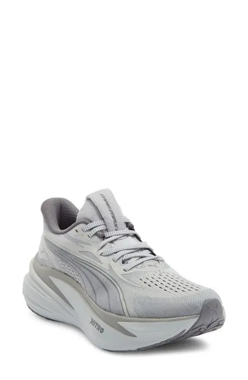 PUMA Magmax Nitro Running Shoe - Gray Echo