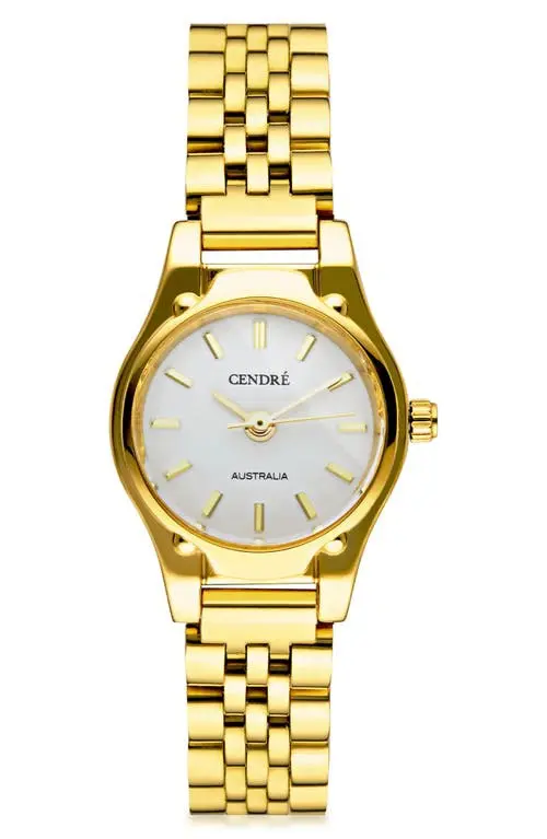 CENDRE Isobel Bracelet Watch - White/18k Gold