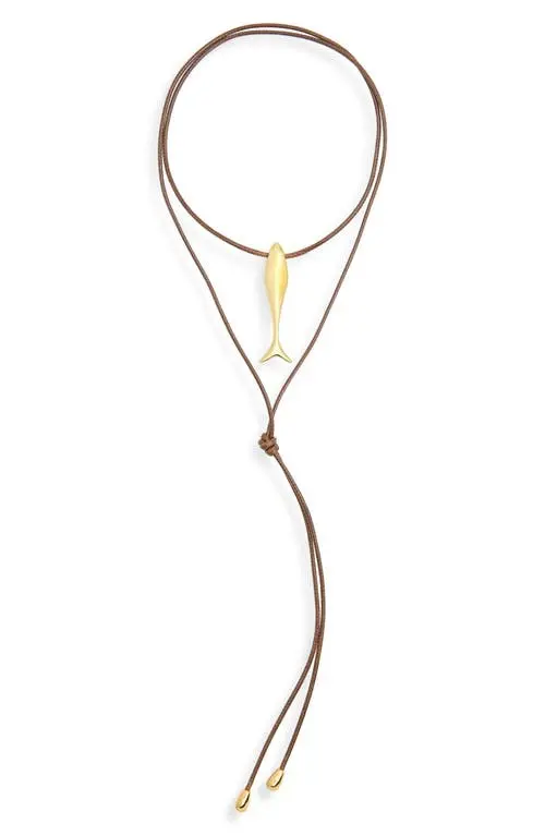Éliou Minnow Wrap Necklace - Gold