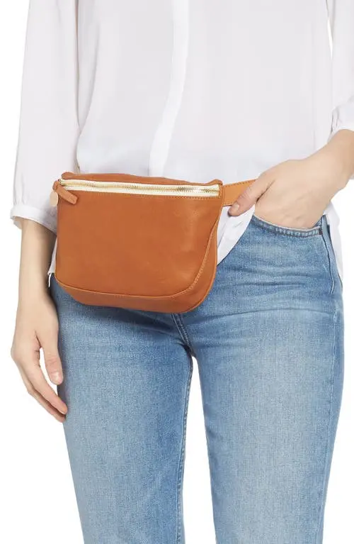 Clare V. Leather Fanny Pack