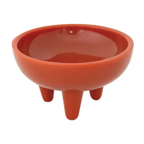 STORIED HOME Round Resin Footed Bowl
