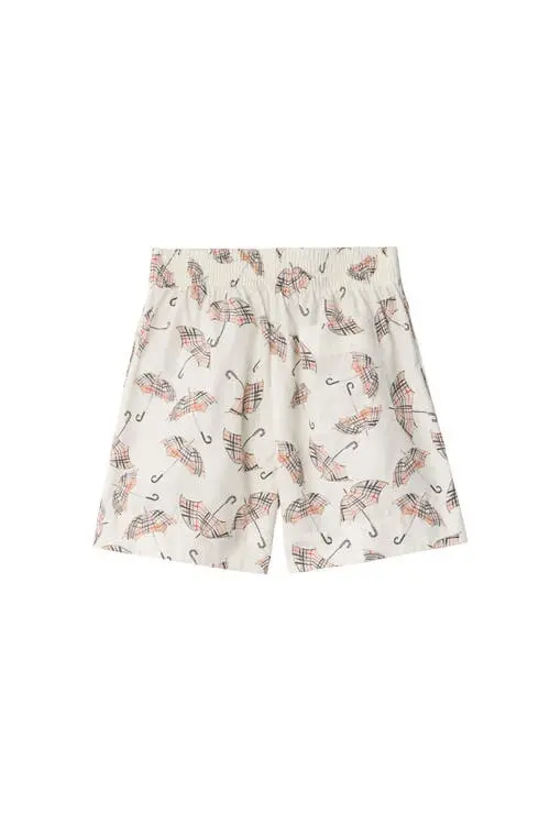 Burberry Cotton Umbrella Shorts