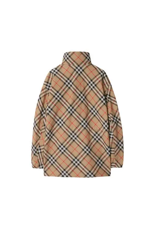 Burberry Check Twill Jacket - Sand
