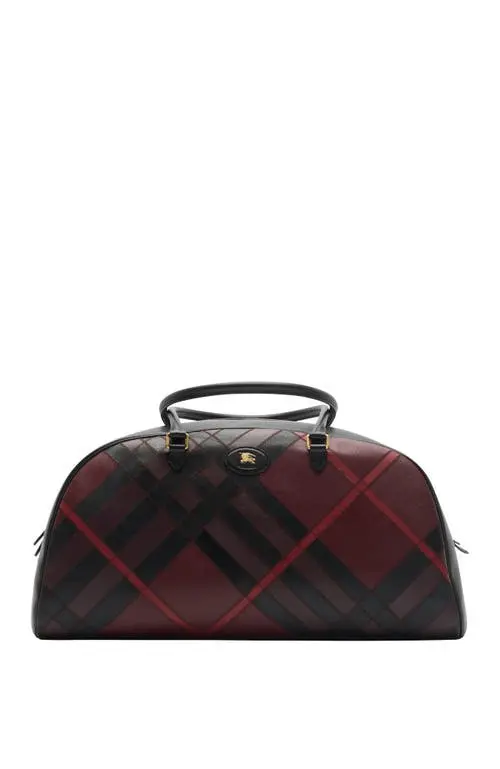 Burberry Highlands Bowling Bag - Fig Purple