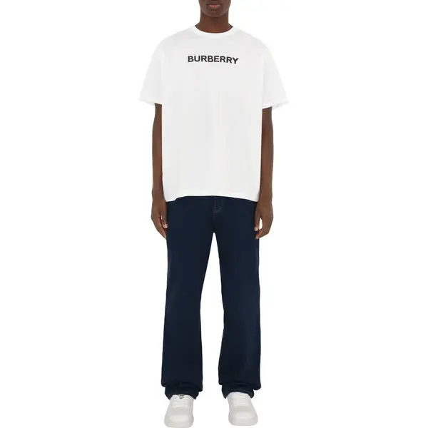 Burberry Logo Cotton T-shirt - White