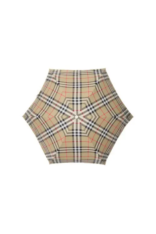 Burberry Check Folding Umbrella