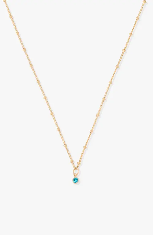 CUFFED BY NANO Birthstone Necklace - Gold September