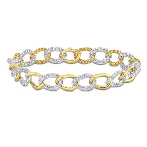 JULIANNA B. Diamond Link Bracelet - 14k Gold