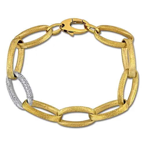 JULIANNA B. Diamond Link Chain Bracelet - 14k Gold