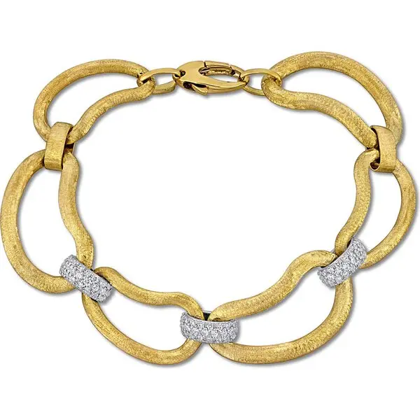 JULIANNA B. Diamond Fabiform Link Chain Bracelet - 14k Gold