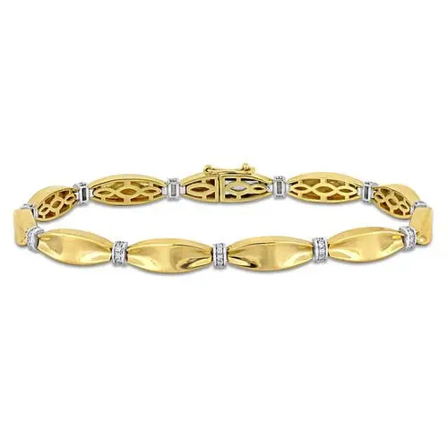 JULIANNA B. Diamond Station Bracelet - 14k Yellow Gold