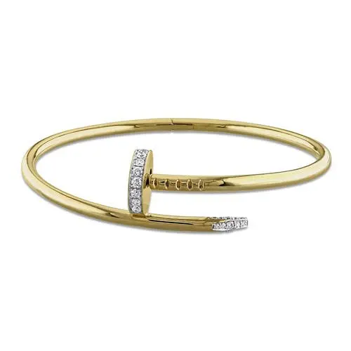 JULIANNA B. Diamond Bangle - 18k Yellow Gold