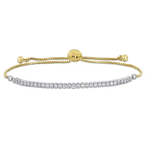JULIANNA B. Diamond Bolo Bracelet - 14k Yellow Gold