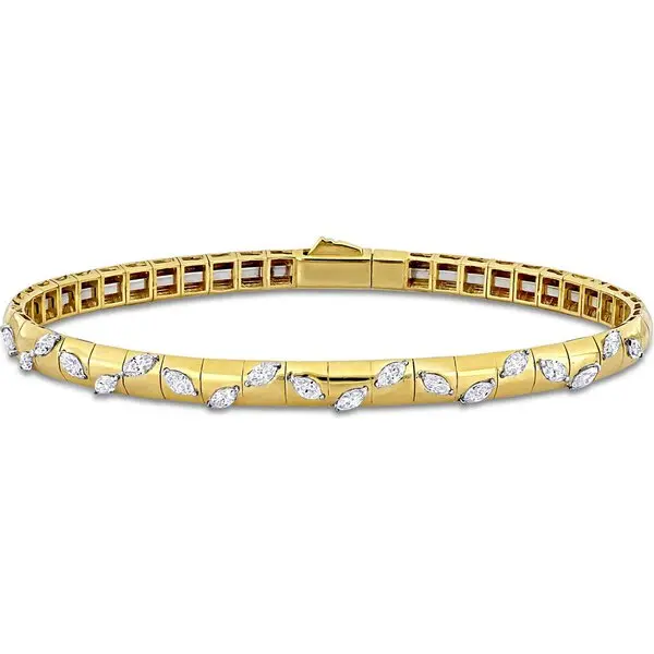 JULIANNA B. Diamond Bangle - 14k Yellow Gold