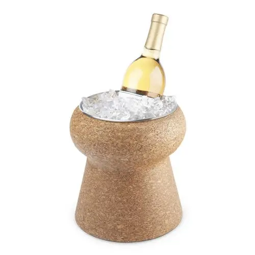Final Touch Champagne & Wine Cork Beverage Bin