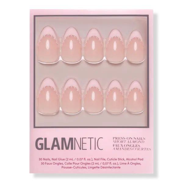 GLAMNETIC Pink Me Up Press-on Nails - One-color