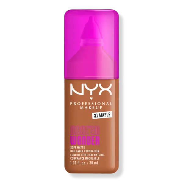 NYX PROFESSIONAL MAKEUP Make 'em Wonder, 24h Soft Matte Foundation - Maple
