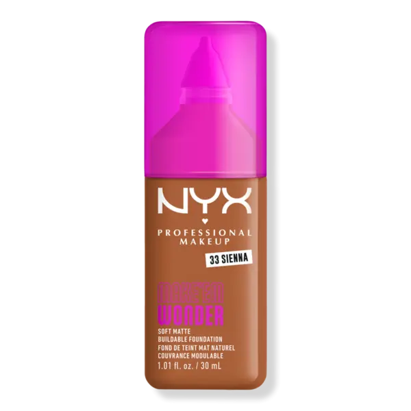 NYX PROFESSIONAL MAKEUP Make 'em Wonder, 24h Soft Matte Foundation - Sienna