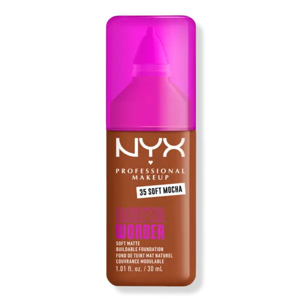 NYX PROFESSIONAL MAKEUP Make 'em Wonder, 24h Soft Matte Foundation - Soft Mocha