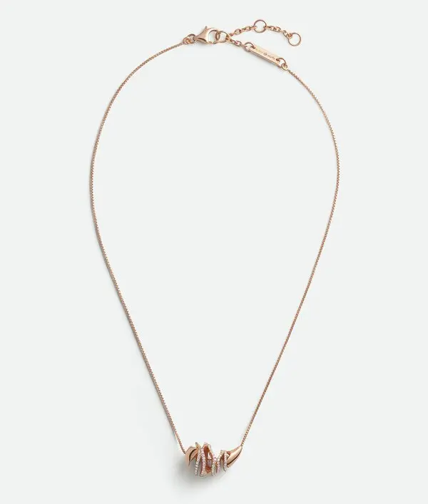 Bottega Veneta Drop Pendant Necklace - White