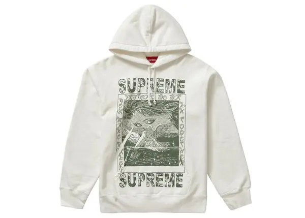 Supreme Doves Hooded Sweatshirt - White