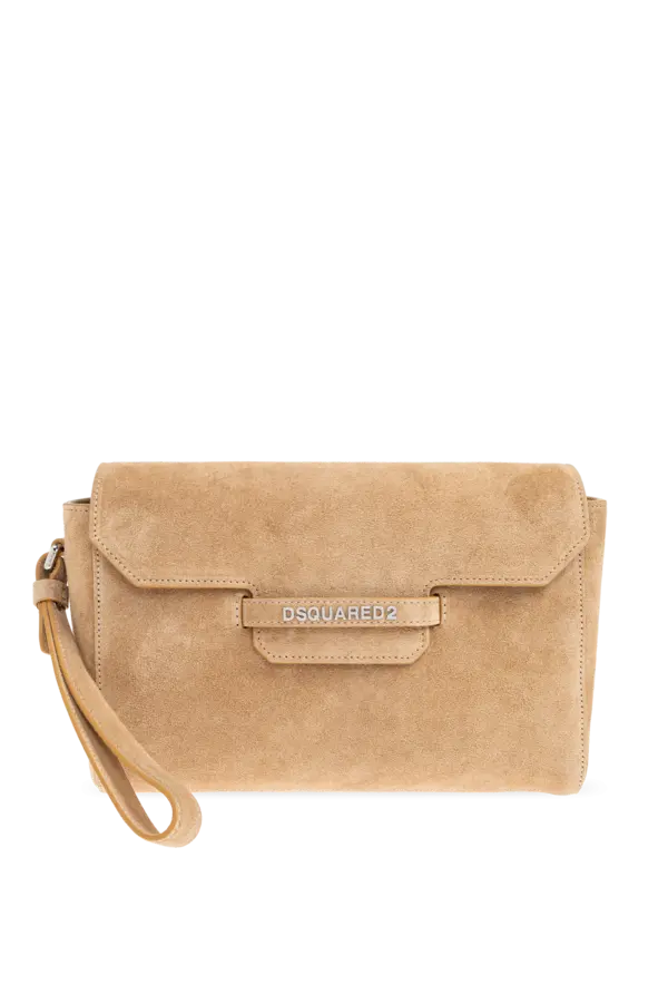 Dsquared2 Suede Handbag - Beige
