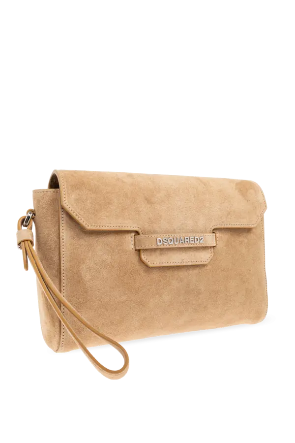 Dsquared2 Suede Handbag - Beige