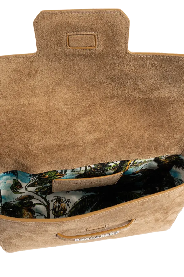 Dsquared2 Suede Handbag - Beige