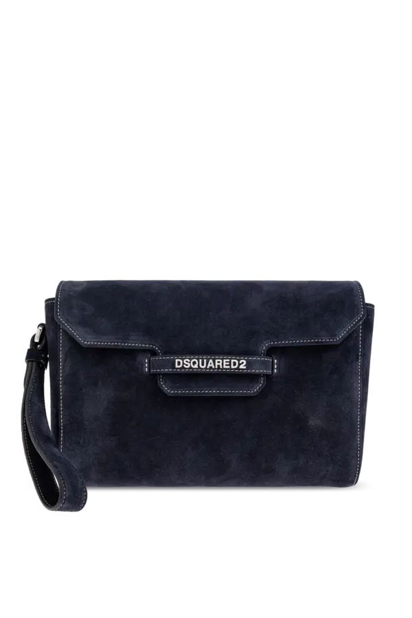 Dsquared2 Suede Handbag - Navy Blue