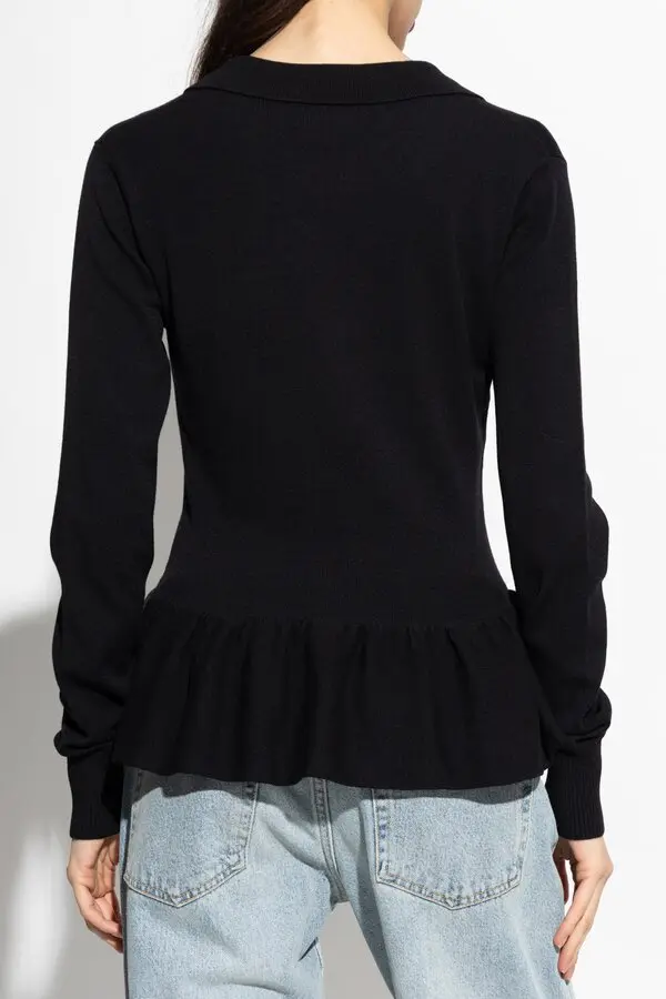 ROTATE BY BIRGER CHRISTENSEN Peplum Sweater