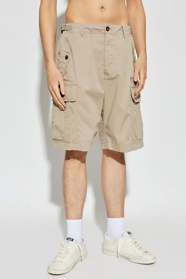 Dsquared2 Knee Length Cargo Shorts - Beige