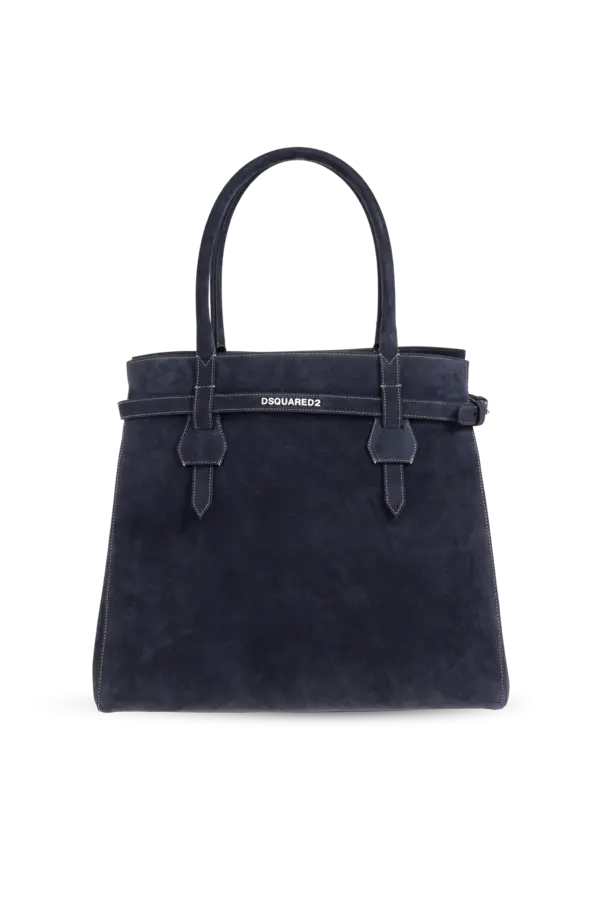 Dsquared2 Suede Shopper - Navy Blue