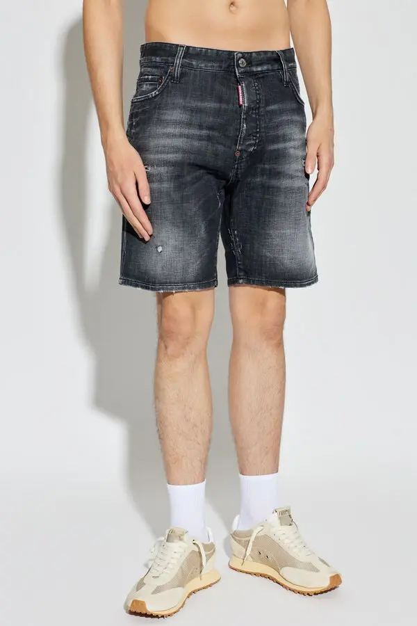 Dsquared2 Marine Denim Shorts - Black