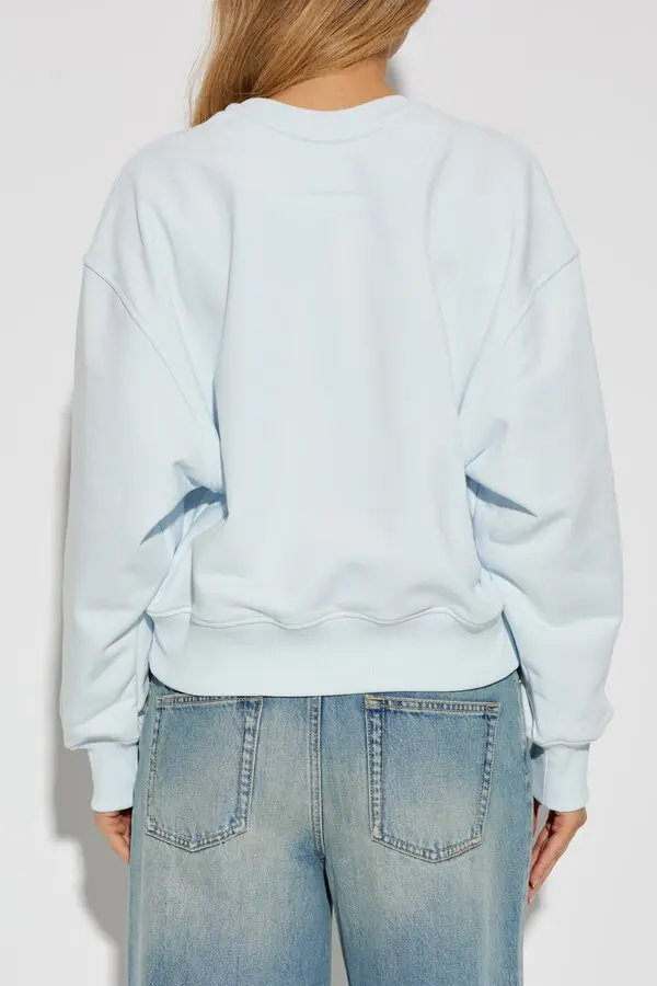 Alexander McQueen Logo Velvety Sweatshirt