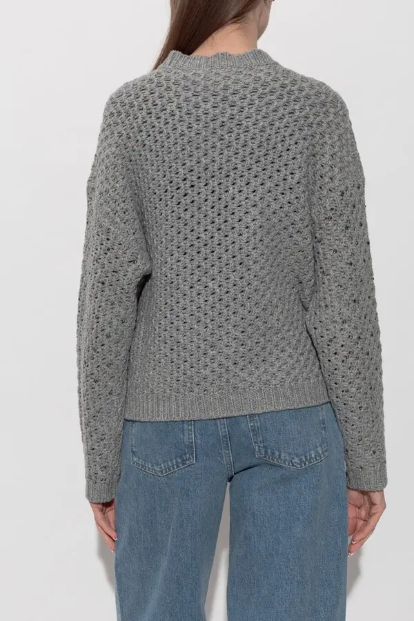 Fabiana Filippi Sequin-embellished Knit Sweater - Grey