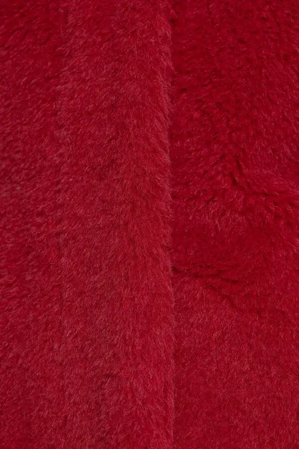 Max Mara Fur Coat - Red